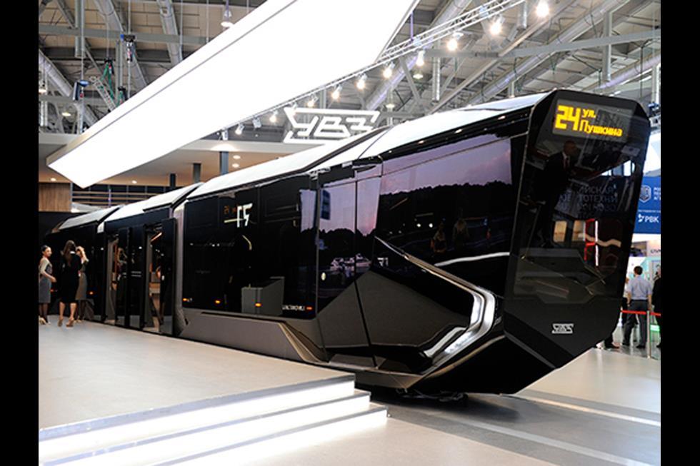Russia One tram prototype revealed | News | Railway Gazette International